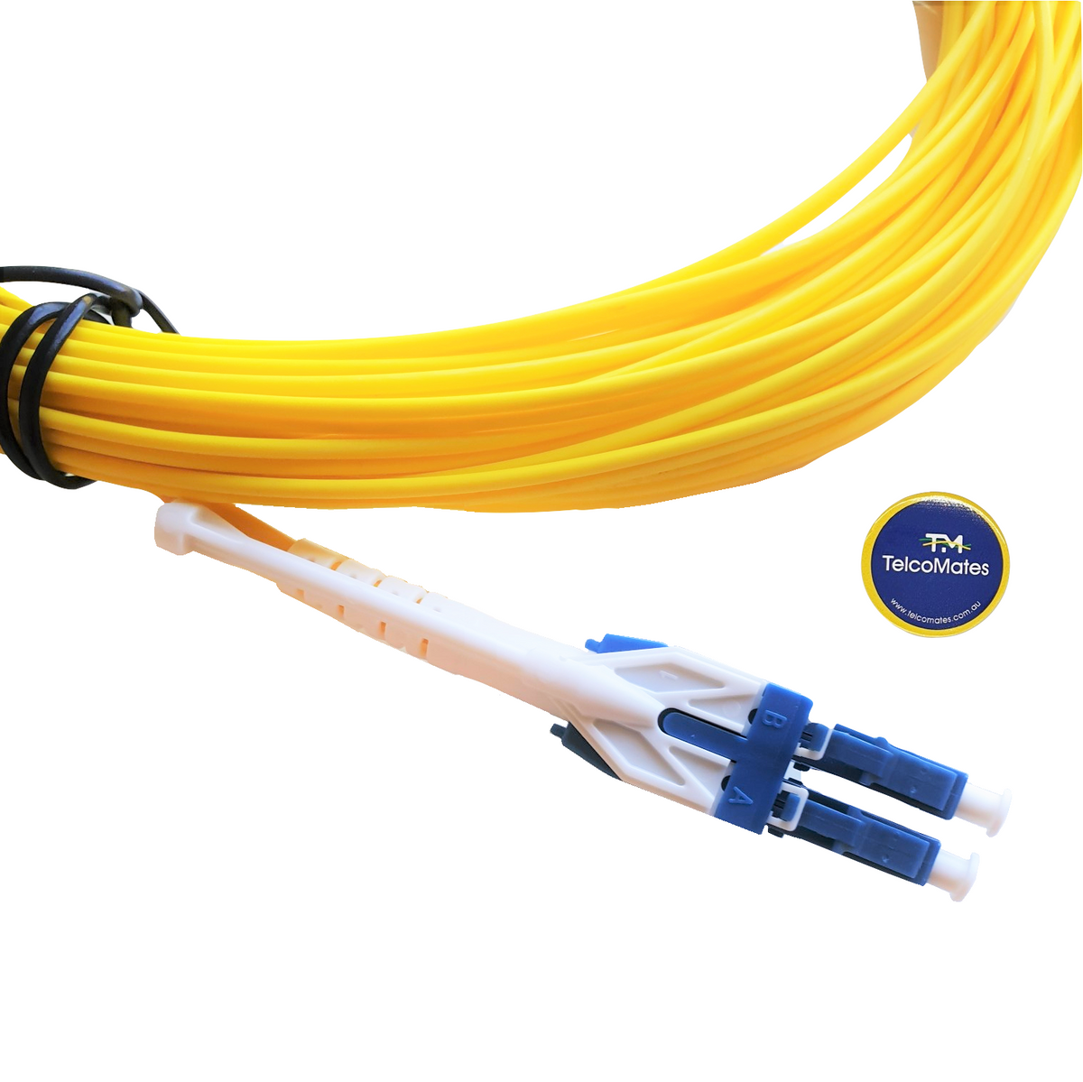 LC-LC UNIBOOT FIBRE OPTIC SINGLE MODE DUPLEX 10M PATCH CORD – Telcomates