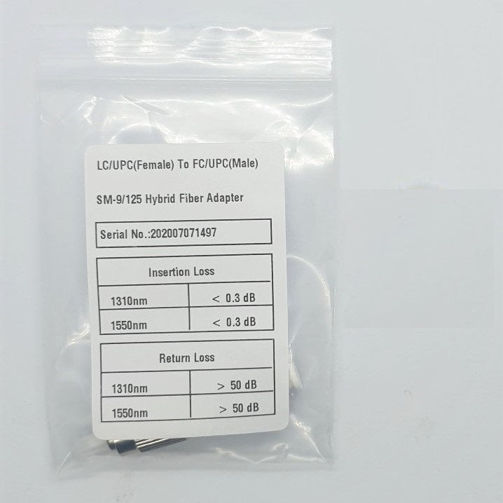 Visual Fault Locator Adapter(LC/UPC Female-FC/UPC MALE) – Telcomates