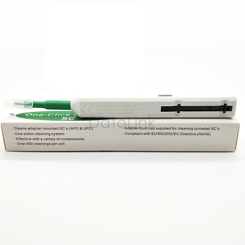 FIBRE OPTIC ONE CLICK CLEANER FOR SC-SC APC CONNECTORS – Telcomates